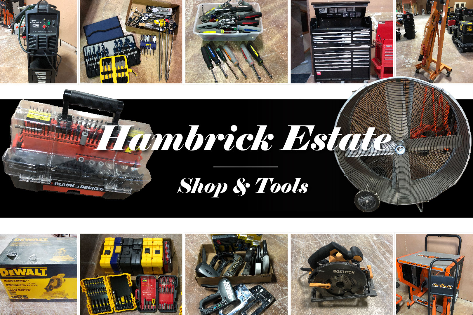 David Hambrick Estate Auction #2: Tools And Shop Content, 7355 W. Taft ...