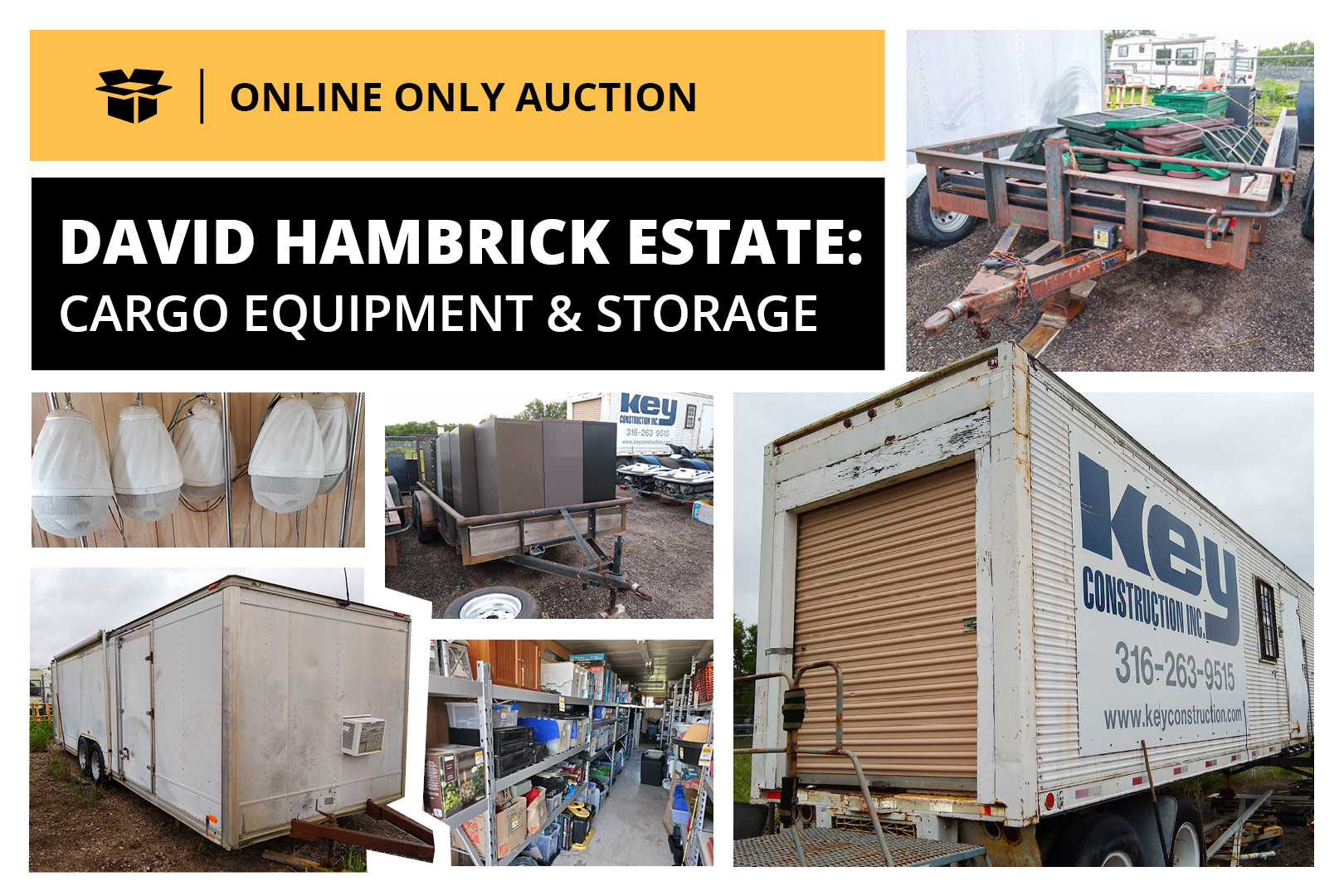 David Hambrick Estate Auction #4: Cargo Equipment & Storage, 5825 W ...