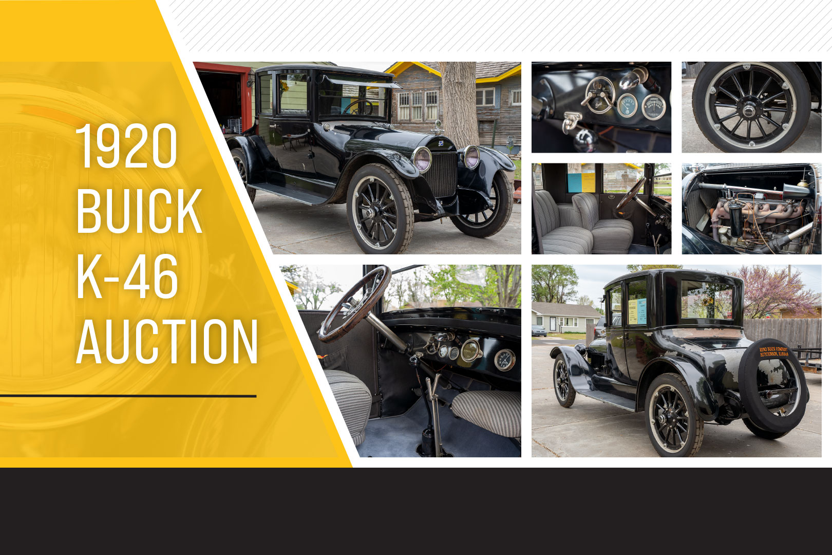1920 Buick K-46 Auction, 210 East Ave. F, S. Hutchinson, KS 67505 ...