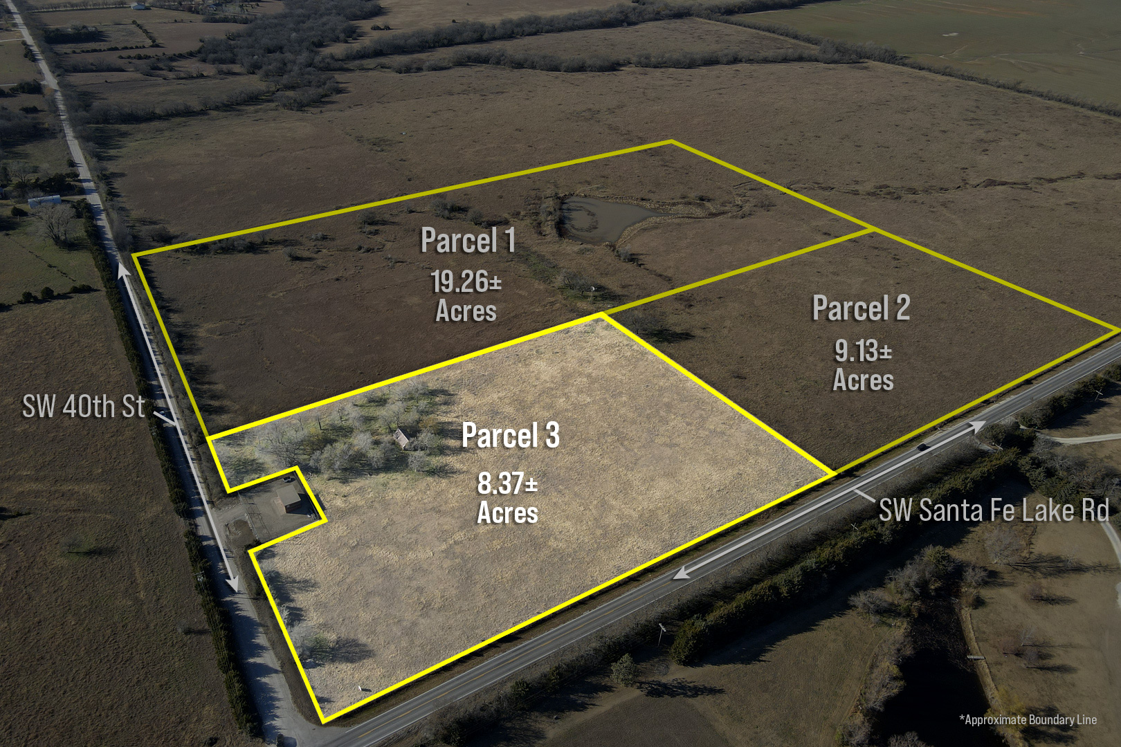 (Butler Co.) PARCEL 3 - 8.37 ± Acres For Homesite, 8.37 +/- Acres On SW ...